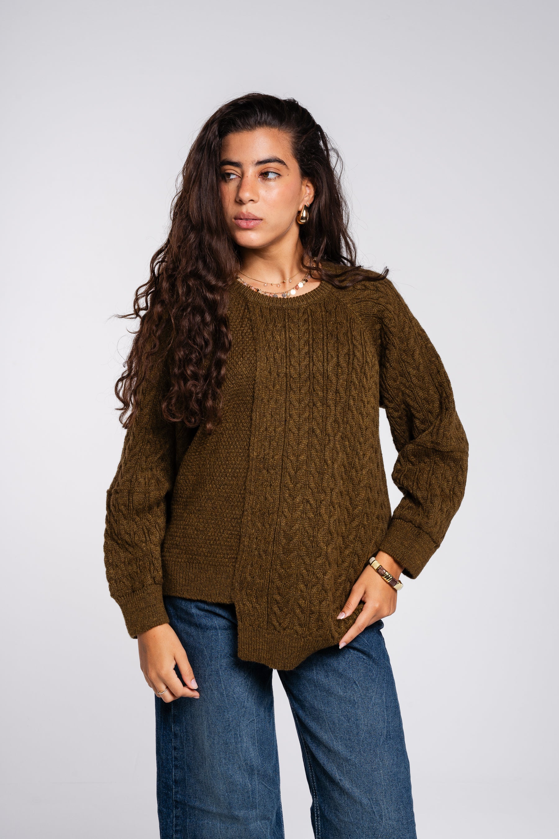See Me Braids Pullover in Olive – OBI boutique